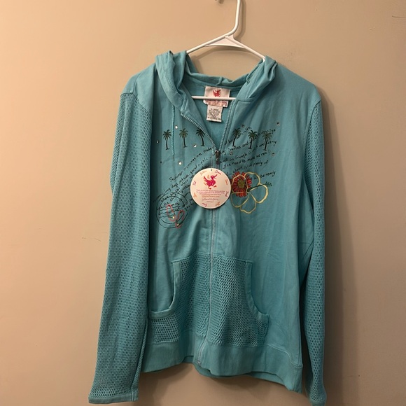 Quacker Factory | Sweaters | Nwt Vintage Quacker Factory Sweathoodie ...